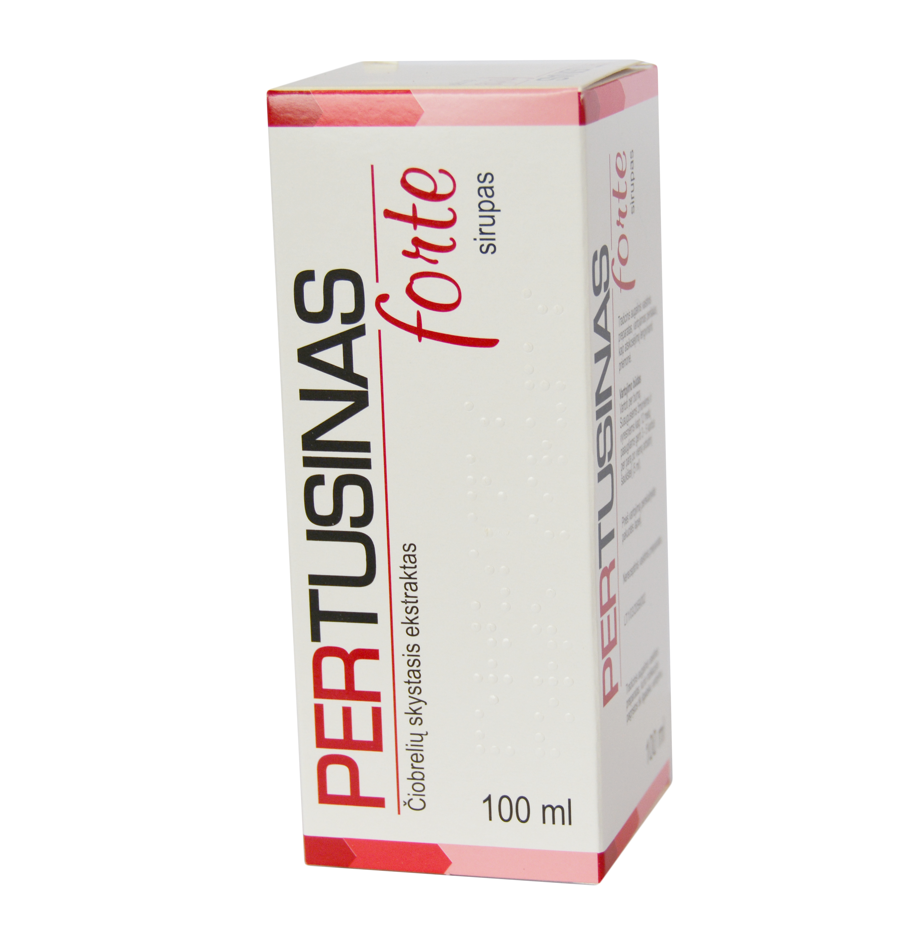 Pertusinas Forte sirupas, 100 ml | Internetinėje “MANO vaistinėje”