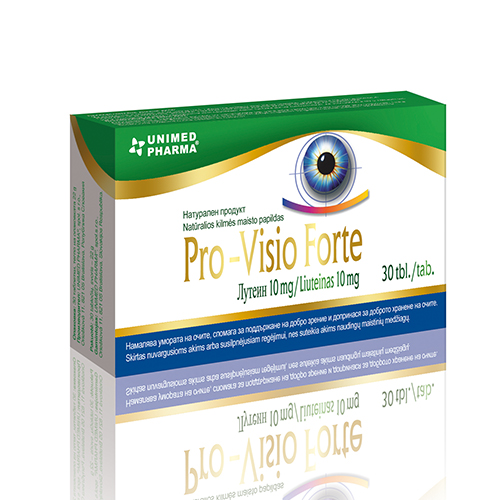 Pro-Visio forte tab.N30 | Internetinėje “MANO vaistinėje”