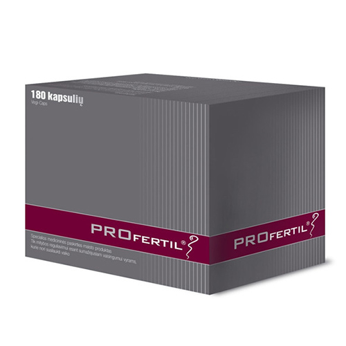Vaisingumui PROFERTIL, 180 kapsulių | Internetinėje “MANO vaistinėje”