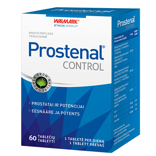 Prostatai PROSTENAL CONTROL, 60 tab. | Internetinėje “MANO vaistinėje”