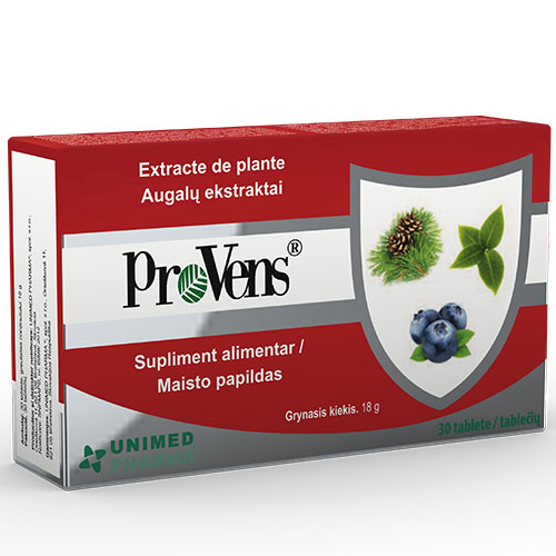 PROVENS, 30 tablečių | Internetinėje “MANO vaistinėje”