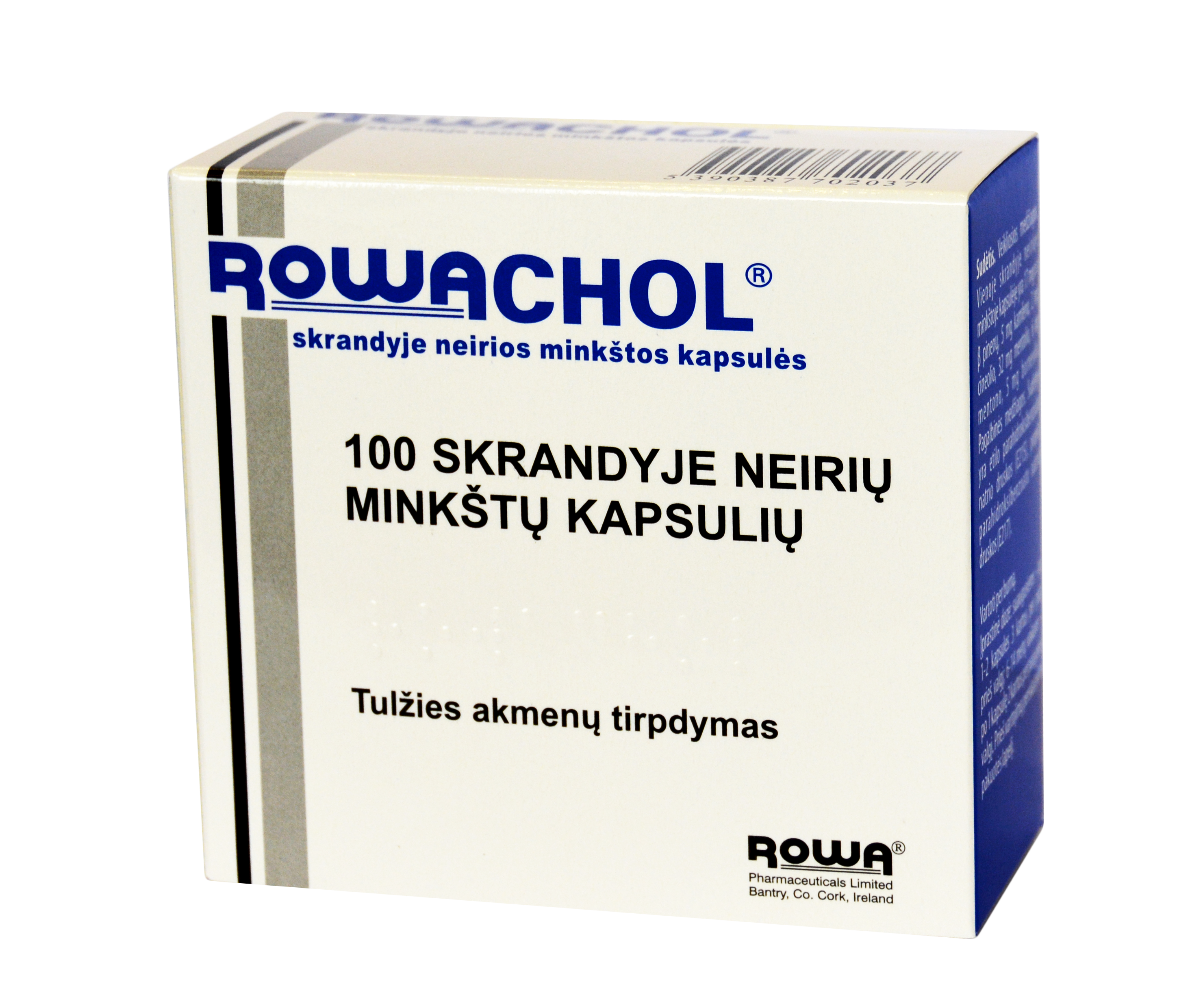 Rowachol kapsulės, minkštosios, N100 | Internetinėje “MANO vaistinėje”