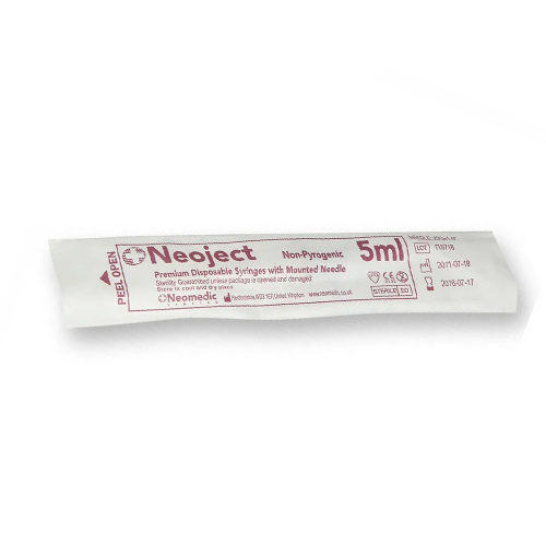 Švirkštas ST 5ml su adata užspaudžiamas 23G Neoject N1 | Internetinėje ...