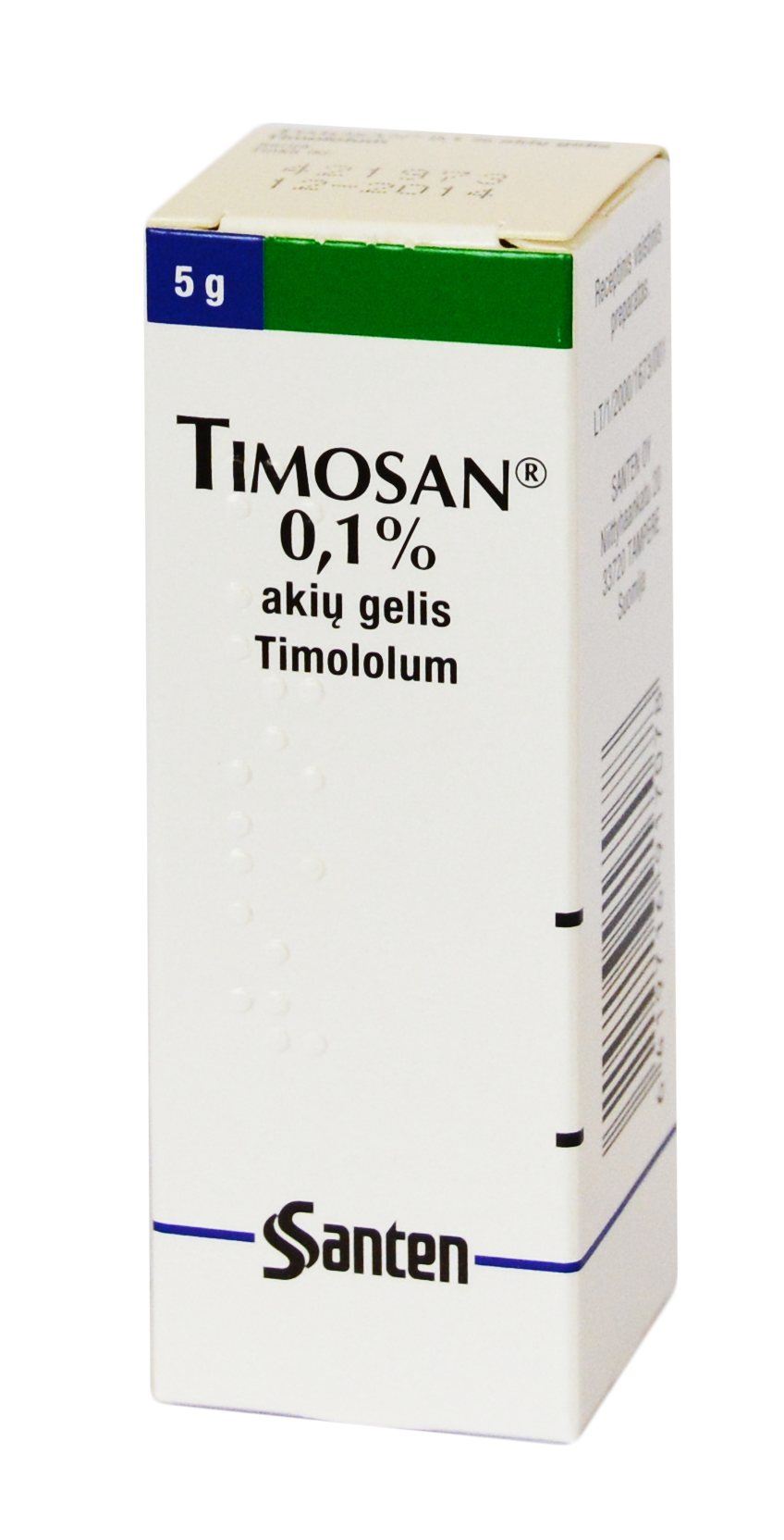 Timosan 0.1% eye gel.5g