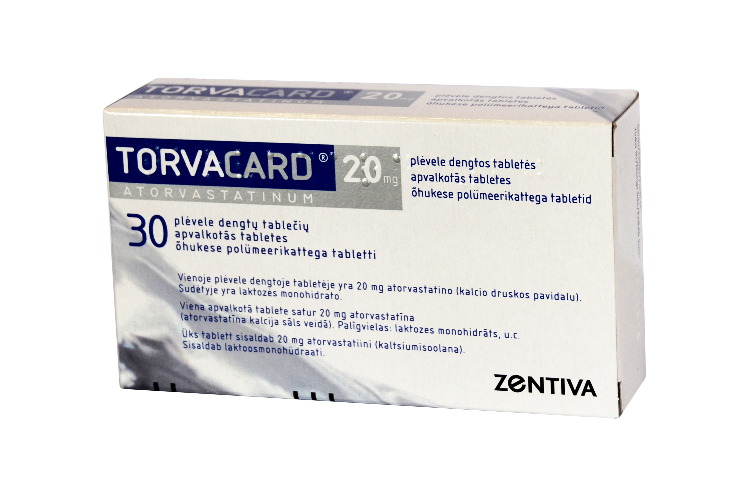 Torvacard 20mg tabletės N30
