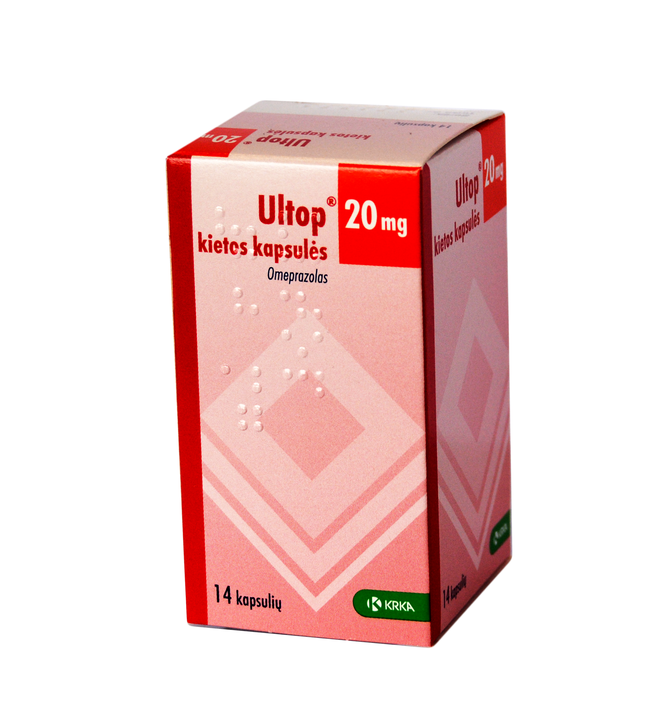 Ultop 20mg kapsulės talpyklėje N14 | Internetinėje “MANO vaistinėje”