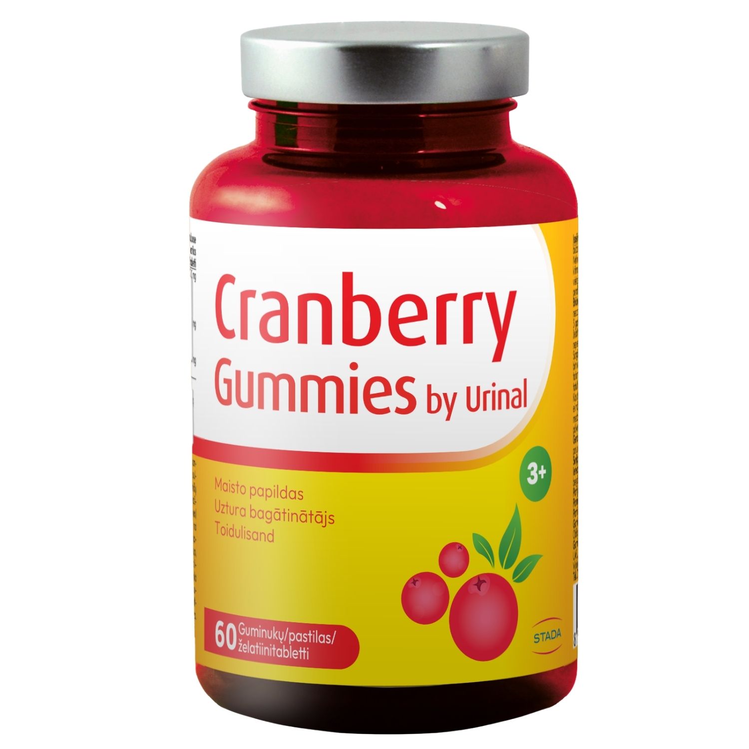 Urinal Cranberry Gummies guminukai, N60