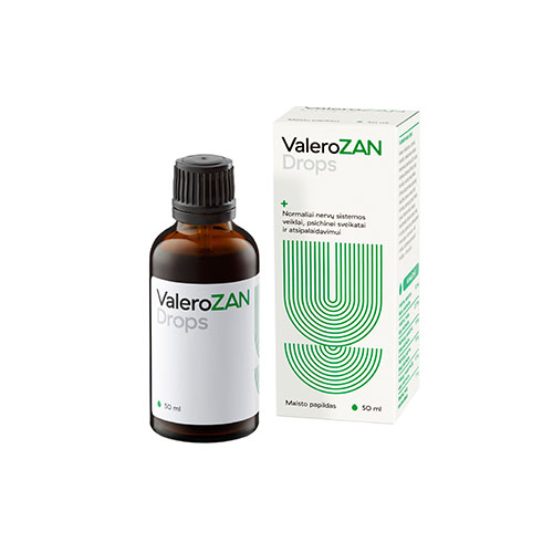 ValeroZAN Drops lašai, 50ml | Internetinėje “MANO vaistinėje”