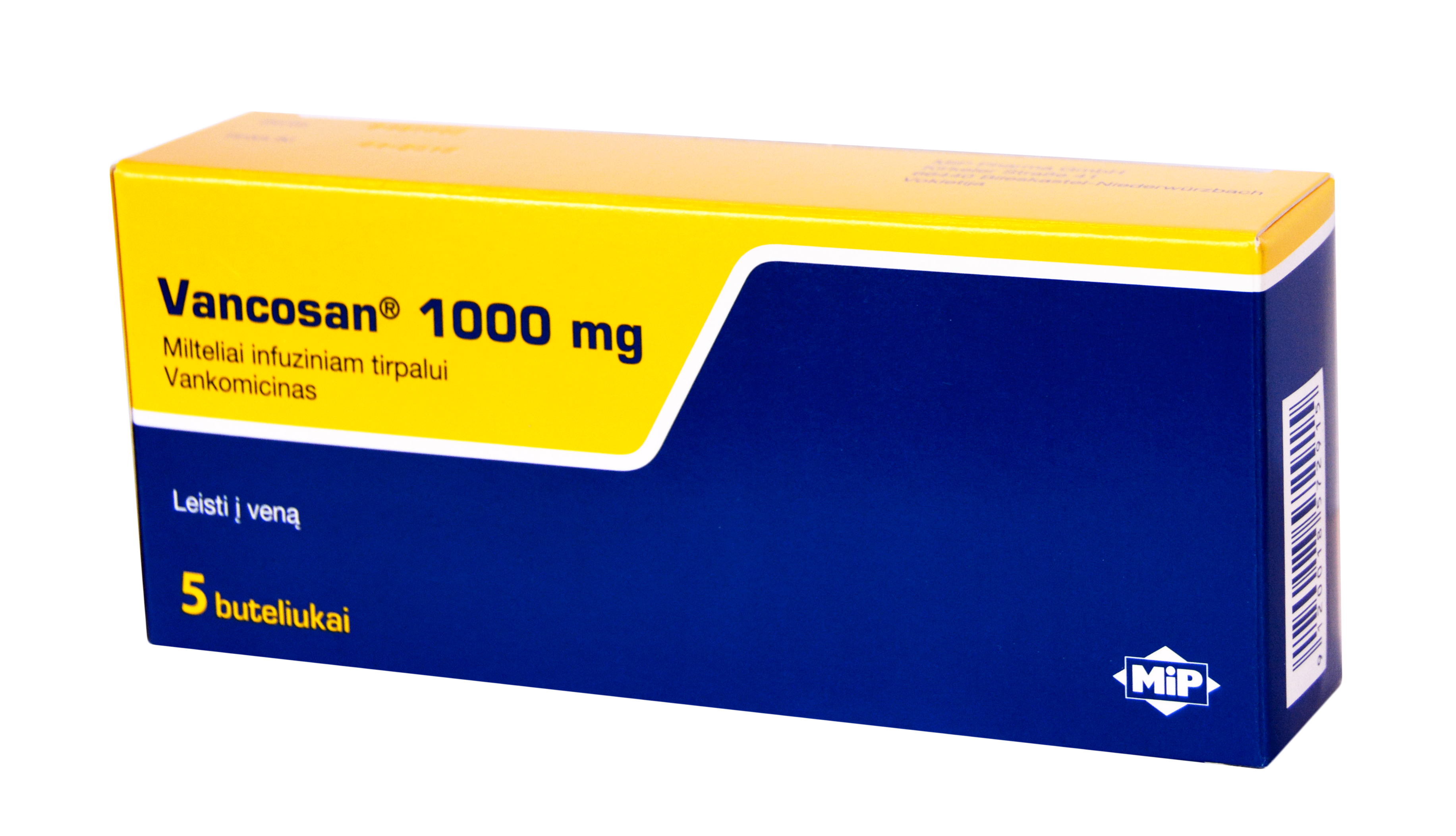 Vancosan 1000mg milteliai infuziniam tirpalui N5 | Internetinėje “MANO ...