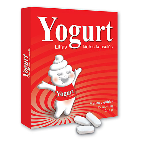 Yogurt kapsulės, N15 | Internetinėje “MANO vaistinėje”