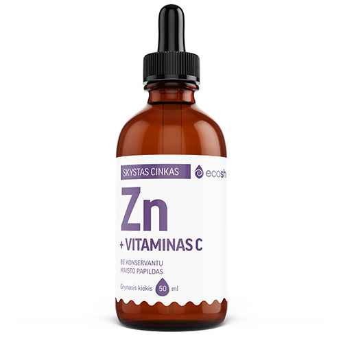 Skystas Cinkas su vitaminu C ECOSH, 50 ml | Internetinėje “MANO vaistinėje”